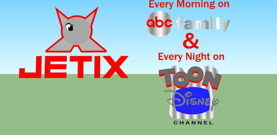 Jetix Poster for Toon Disney & ABC Family 3d model