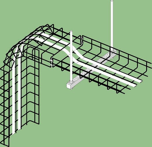 Basket Tray with inverted waterfall 3d model