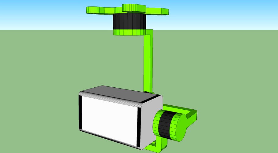 Basic 3 Axis Camera Gimble 3d model