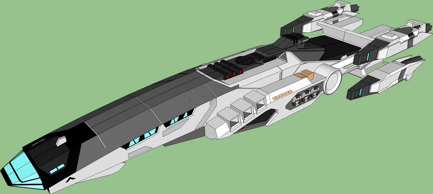 Rapier Class Corvette 3d model