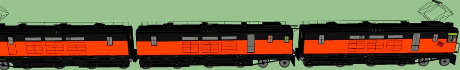 Milwaukee Road Boxcab Set 3d model