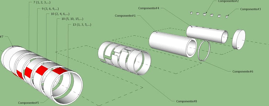 cryptex Leonardo da Vinci 3d model