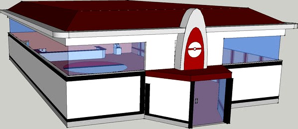 Pokemon Center 3d model