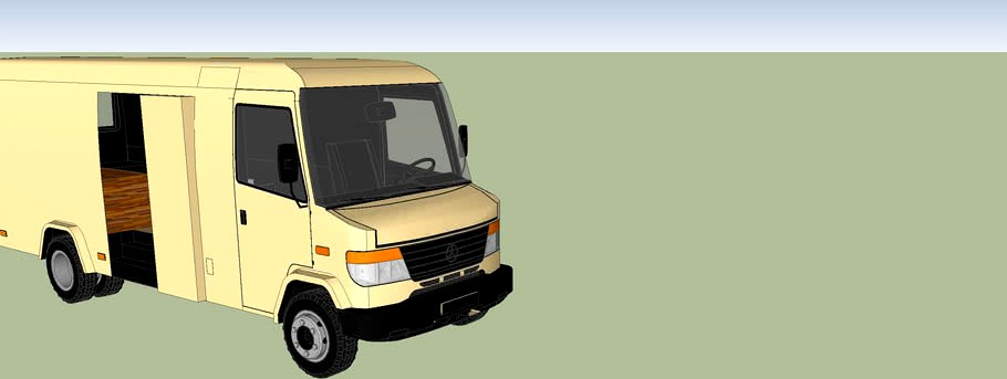 mercedes Vario 3d model
