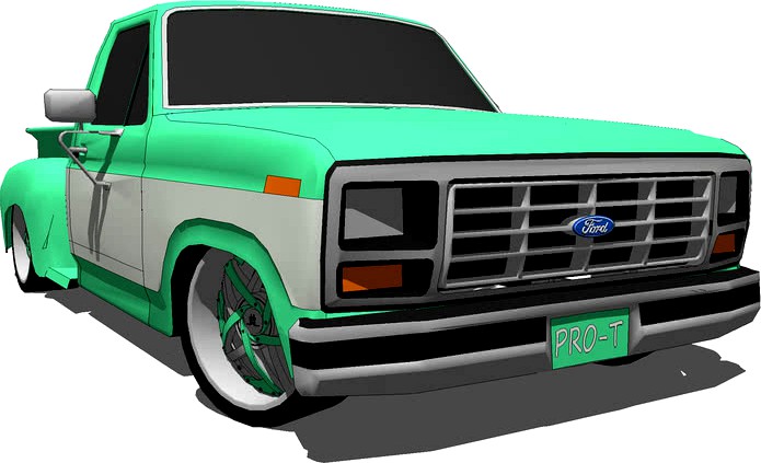 1986 Ford F150 Pro-Touring 3d model
