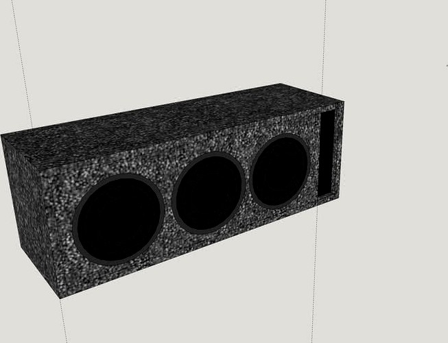 Jl Audio 6w3 Subwoofer Enclosure 3d model