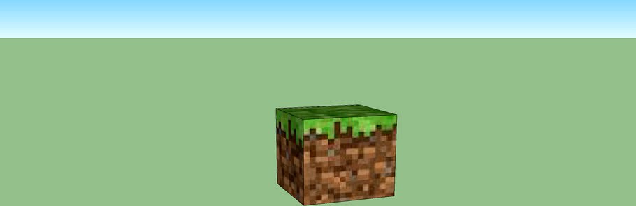 Minecraft Grass Block 3d model