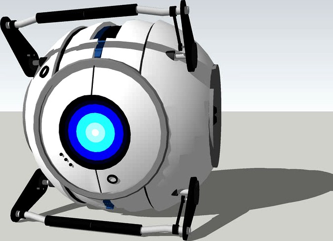 Portal Wheatley Core 3d model