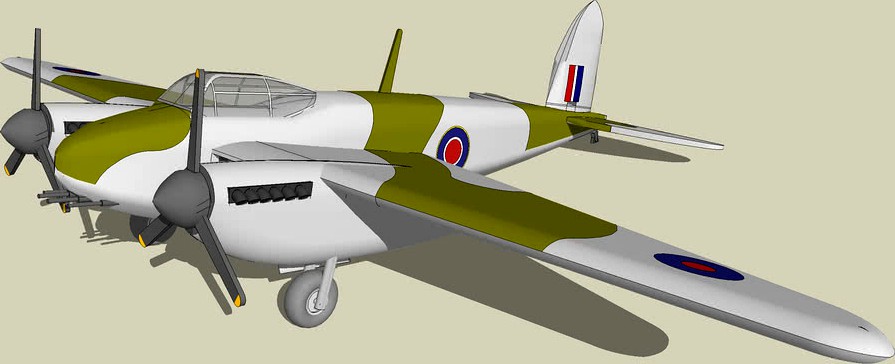 ww2 fighter bomber 3d model