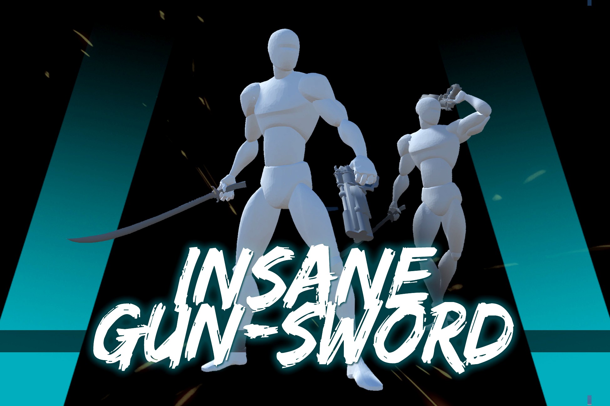 Insane Gun Sword AnimSet 3d model