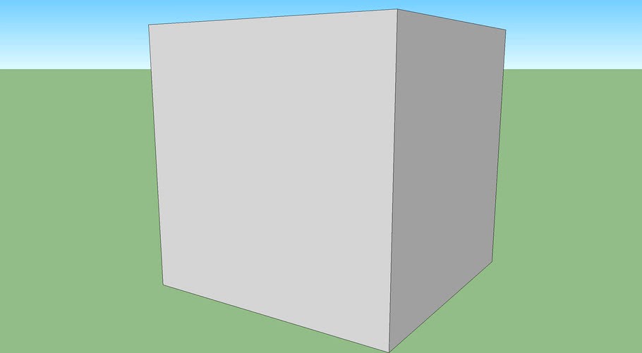 normal cube 3d model