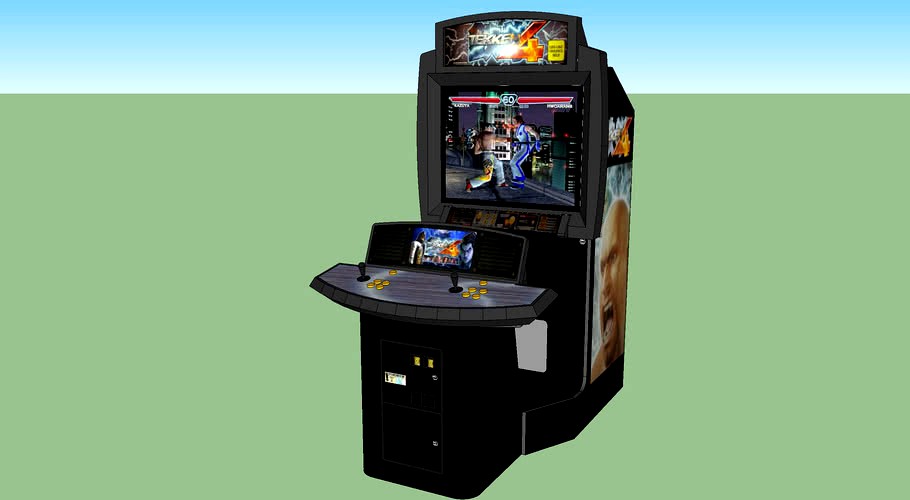 Tekken 4 Arcade (Showcase Cabinet) 3d model