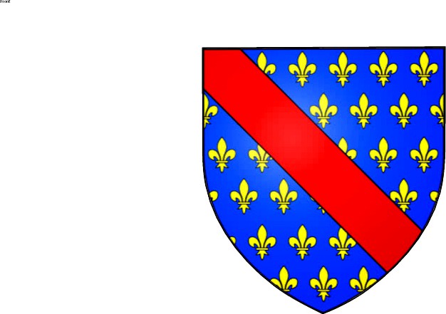 blason du département de l'Allier (3) 3d model