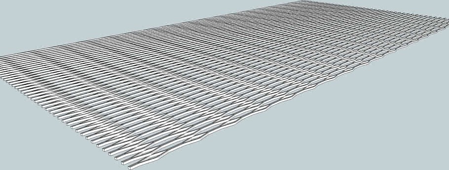 4 ft. x 8 ft. Expanded Metal 3d model