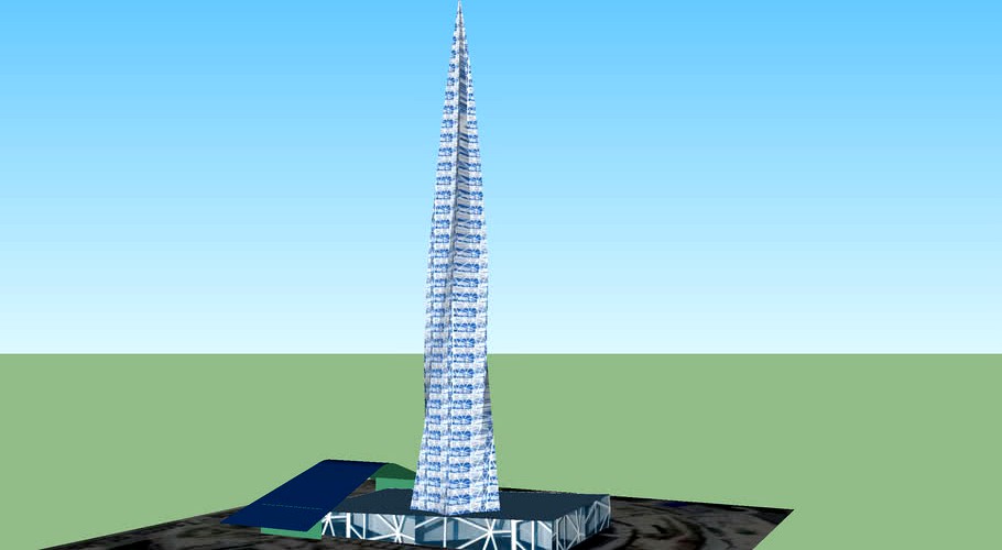 Lakhta Center ( Ла́хта це́нтр ) 3d model