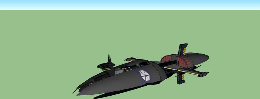 Munificent class frigate 3d model