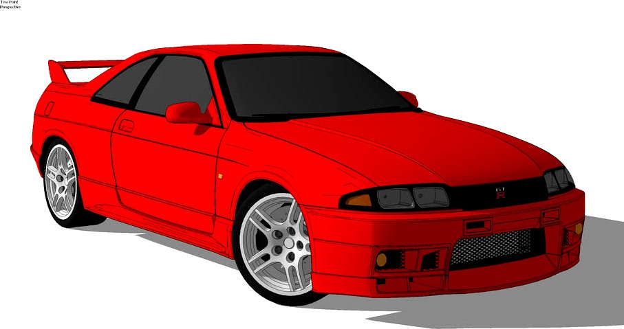 Nissan Skyline GT-R (R33) 3d model
