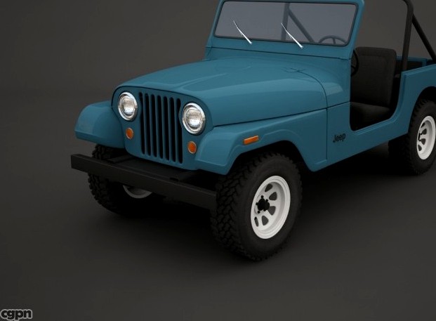 Jeep CJ3d model
