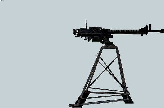 Metro 2033 - DShK 3d model