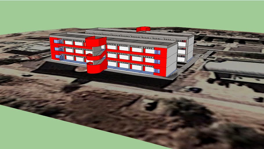 UVM Campus Hermosillo Edificios D y E 3d model