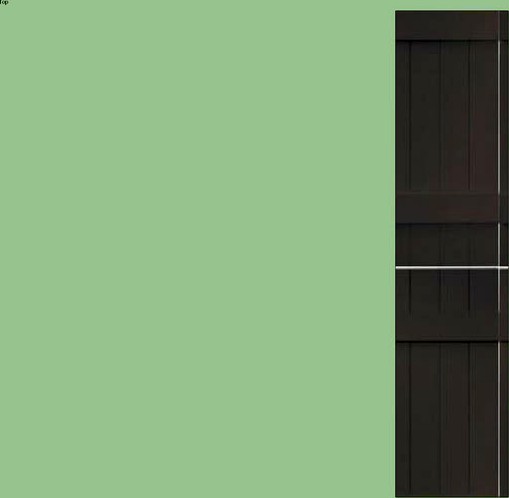 Board and Bat Shutter 3d model