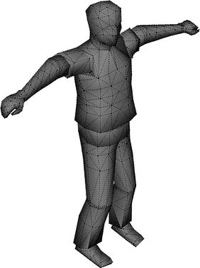 3D Man (Poseable) model