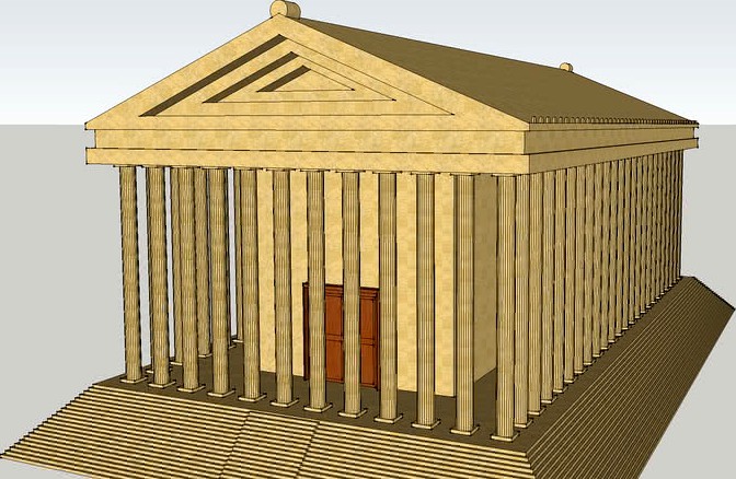 New Updated Parthenon for Social Studies Project 3d model