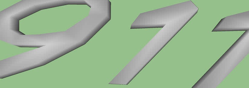 Porsche 911 logo 3d model