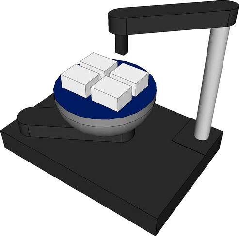 Fraction collector 3d model
