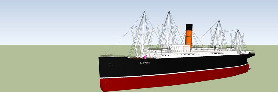 PinkiPie on RMS Carpathia 3d model