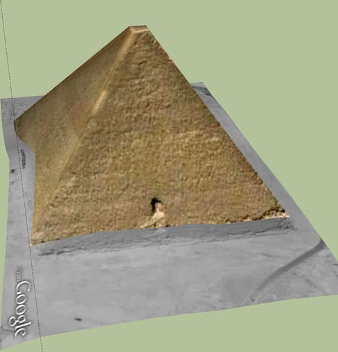 Pyramid of Giza 3d model