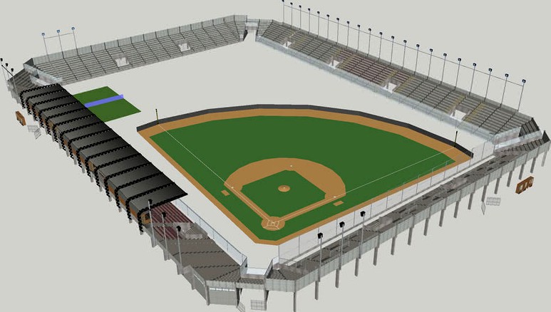 Baseball Stadium 3d model