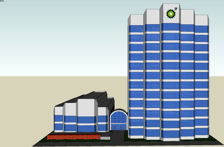 bp building. Anchorage 3d model