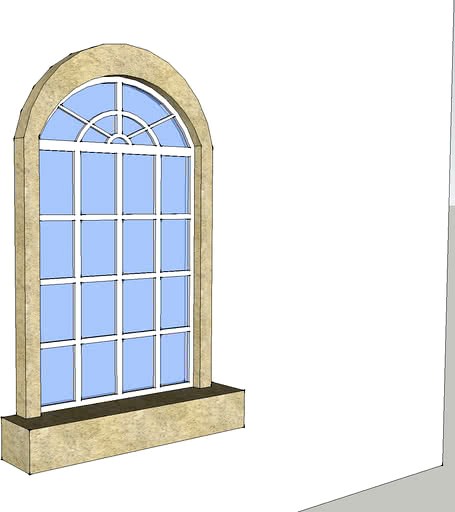 Classic Window 3d model