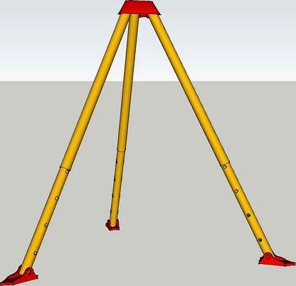 Rescue Tripod 3d model