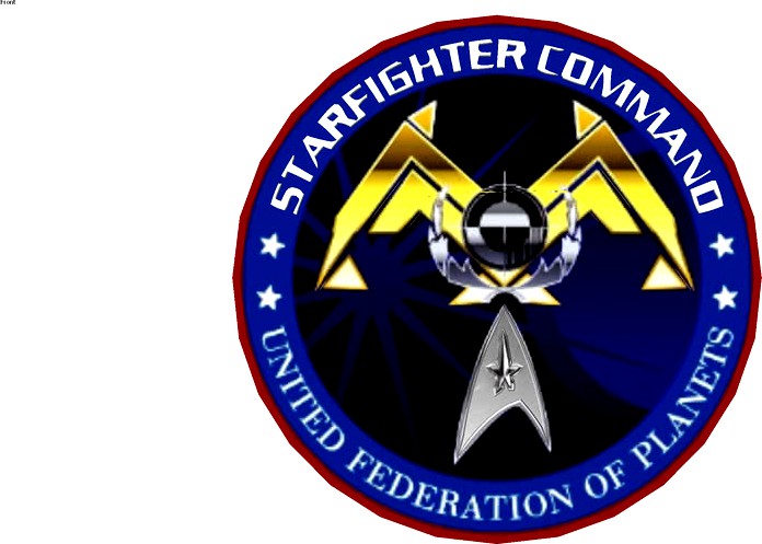 logo Star Trek Starfleet Starfighter Command 3d model