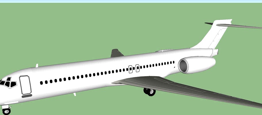 Template - Boeing 717-200 3d model