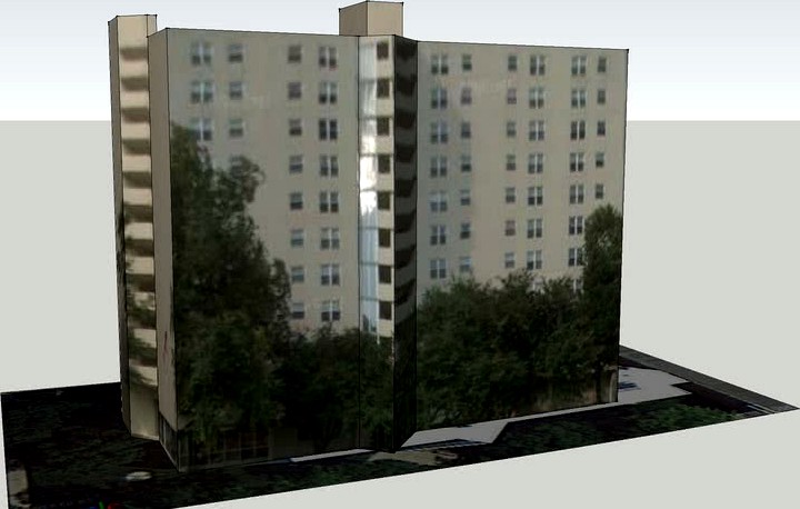 Colony Plaza Apartments 3d model