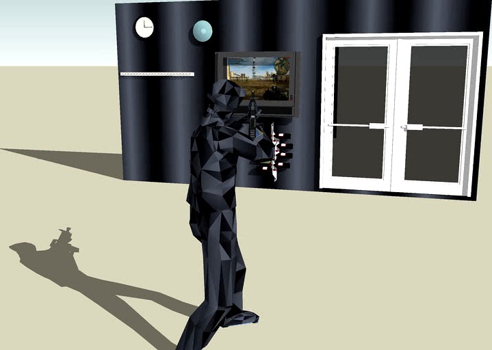 3D war zone model