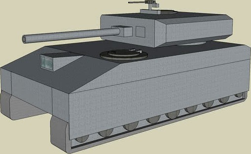 tank-with interior 3d model