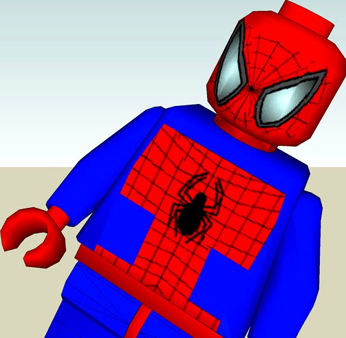 Spiderman LEGO 3d model