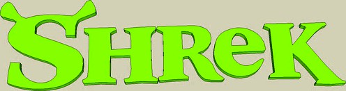 Shrek Logo/Font 3d model