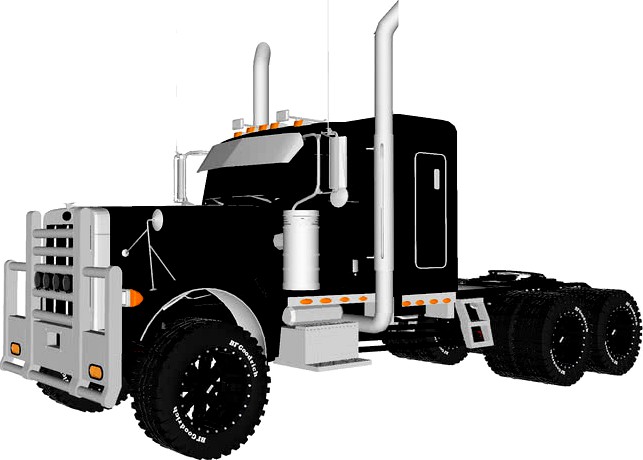 Off Road Peterbilt- Final 3d model