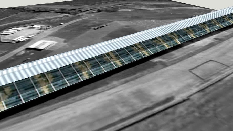Silverstone Race Circuit - 'Chapel' Corners Stand 3d model