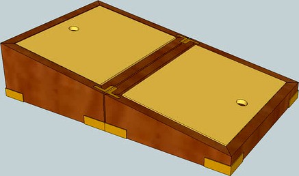 Portable Writing Desk / Writing Slope 3d model