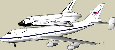 Boeing 747-100 NASA 3d model
