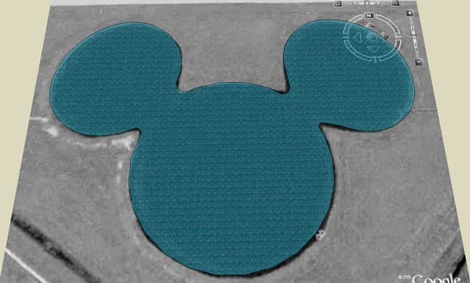Lake Mickey 3d model