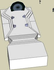 Stargate Atlantis gate room 3d model
