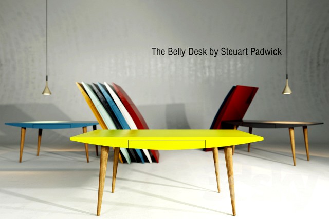 The Belly Desk by Steuart Padwick 3d model