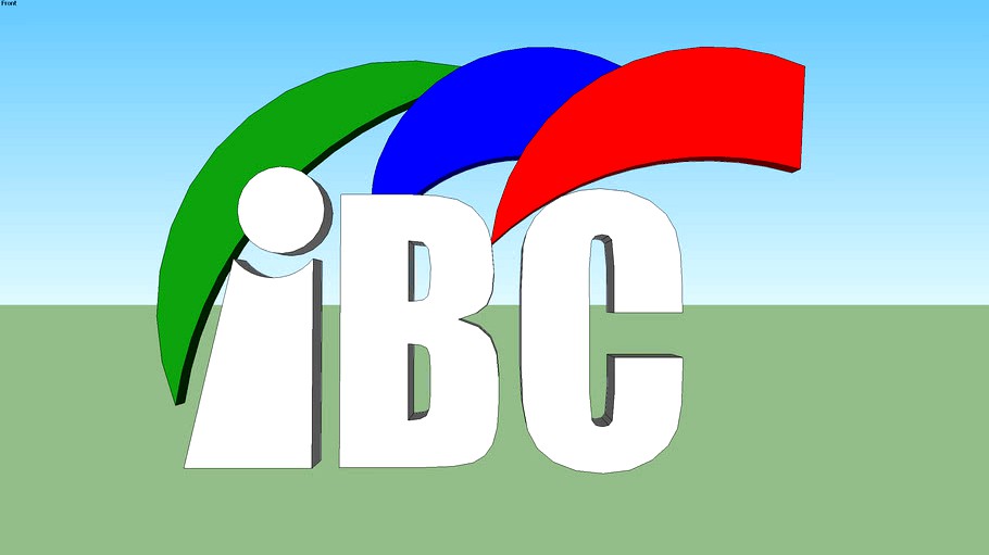 IBC Logo (2002-2003) 3d model